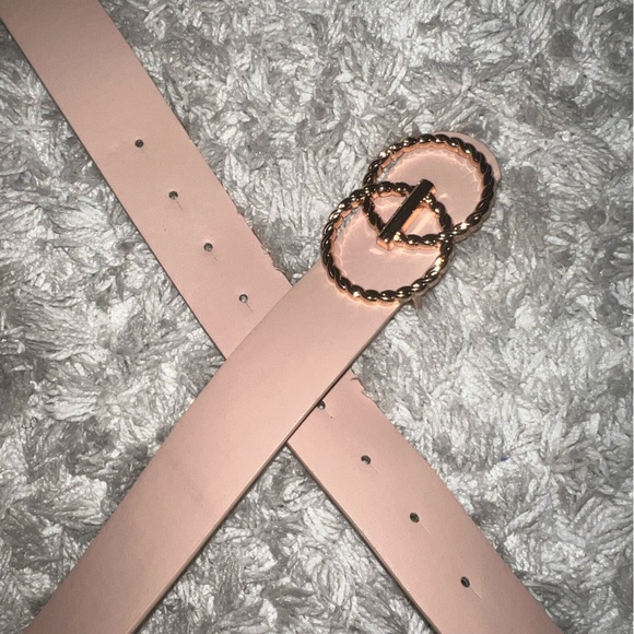 Accessories | Boutitique Belt Light Pink With Rose Gold Hardware | Poshmark